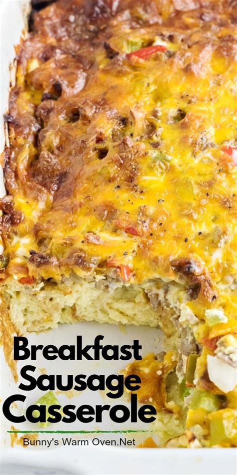 Sausage Egg And Cheese Breakfast Casserole Artofit
