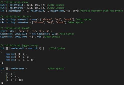 C Tip 1 Lets Use C 12 Net 8 Short And Uniform Collection Syntax