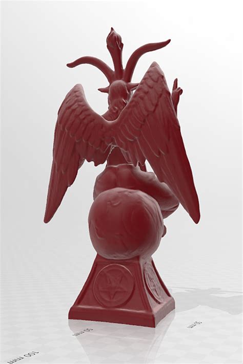 Baphomet Statue Devil Demon Stl 3d Print Etsy Australia