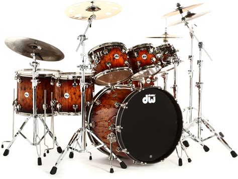 Dw Collectors Exotic Cherry 7 Piece Drum Set Review By Sweetwater Sweetwater