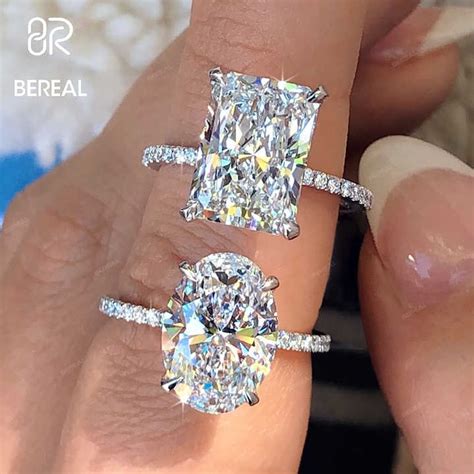 Wholesale 10k 14k 18k Gold Vvs Moissanite Engagement Rings Women 925