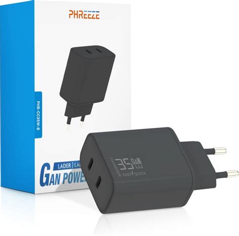 W USB C Adapter Poorten Snellader USB C Geschikt Voor Samsung En Apple Bol