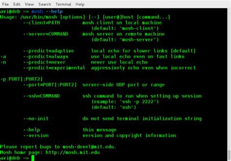 Mosh Shell A Ssh Based Client For Connecting Remote Unixlinux Systems