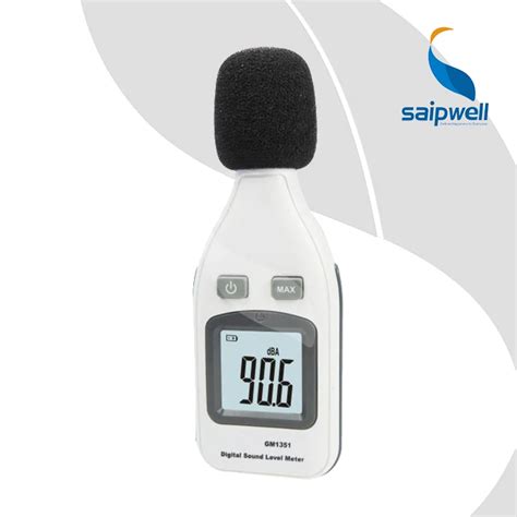 Saipwell DB Digital Sound Level Meter Noise Tester Decibel Logger Tester In Decibels LCD