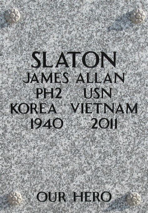 James Allan Slaton 1940 2011 Find A Grave Memorial