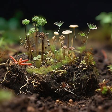 Premium Photo Plant Microbe Soil Interactions Ecosystem Generated By Ai