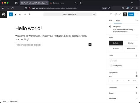 Install Wordpress With Nginx On Ubuntu 24042204 Cloudspinx