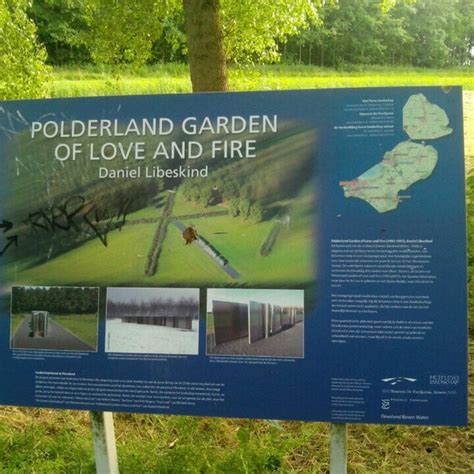 Polderland Garden Of Love And Fire By Daniel Libeskind Sculpture