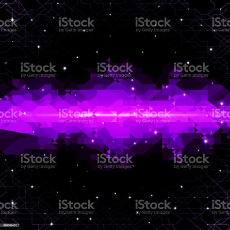 Abstract Background With Technology Cloud Stock Illustration Download
