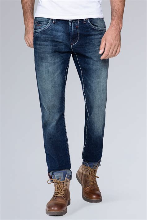 Camp David Regular Fit Jeans Mit Kontrast Riegel Online Kaufen Bei Herrenjeansde