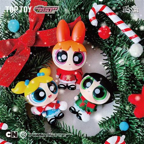 Powerpuff Girl Wonderful Winter Night Hanging Card Toy Doll Anloo