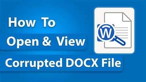 How To View Docx File How To Open And View DOCX Files View Damaged