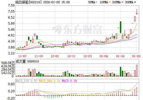 拓日新能 002218 Sz 涨跌停原因分析 股票所属概念分析 打板客网