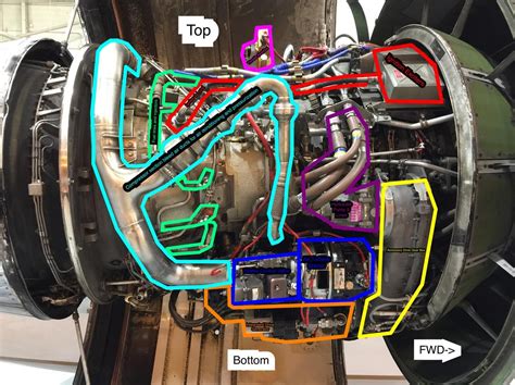 Ge Cf34 Turbofan Engine Components With Original Drawings