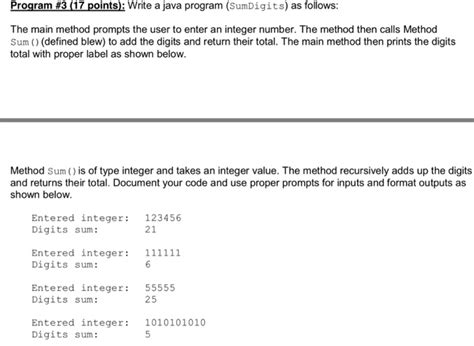 Solved Program 3 17 Points Write A Java Program