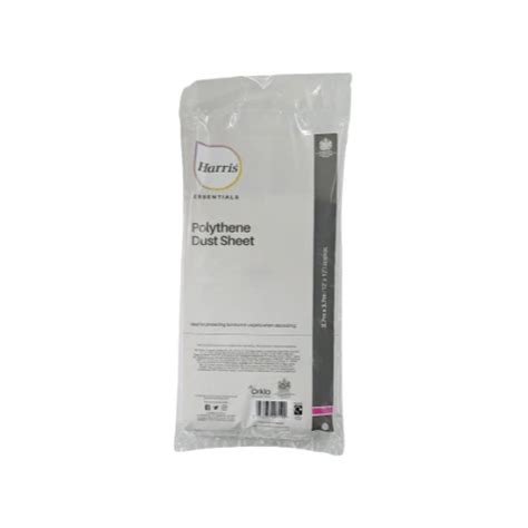 Harris Essentials Polythene Dust Sheet 36m X 36m Wensum Diy
