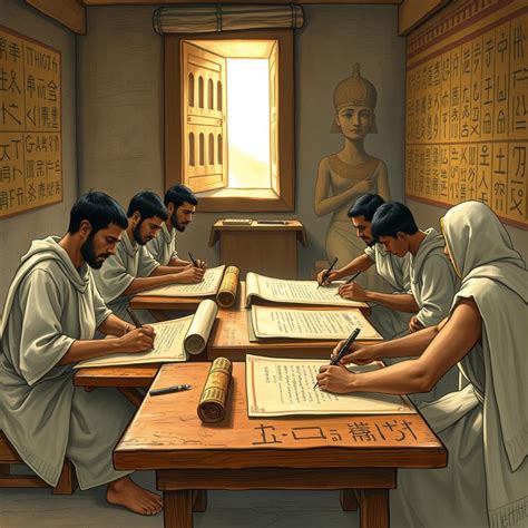 Ancient Egyptian Scribe School