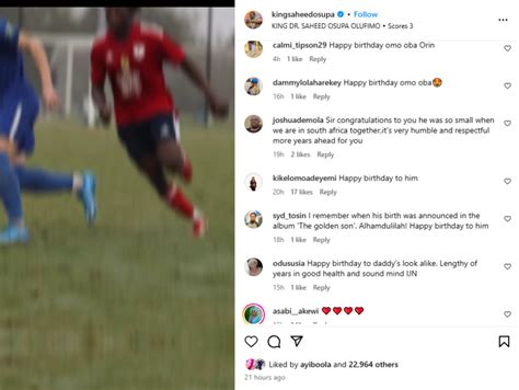 Saheed Osupa Celebrates His Footballer Son On His Birthday Fans React