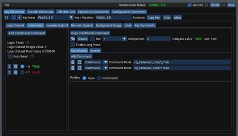 Logic Dataref Integer Value Changes But Not In Command Or Background Page X KeyPad X Plane