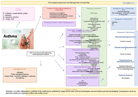 Asthma Concept Map Management Non Technical Skills Rr Extrication