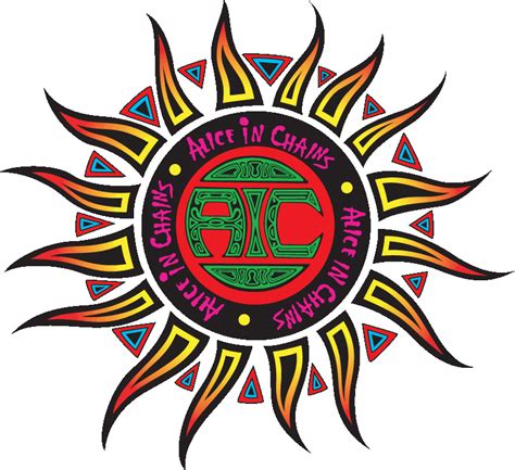 Alice In Chains Logo Sun Vinyl Decal Stickers