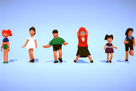 3d Stylized Characters Pack 8 3d 人形角色 Unity Asset Store