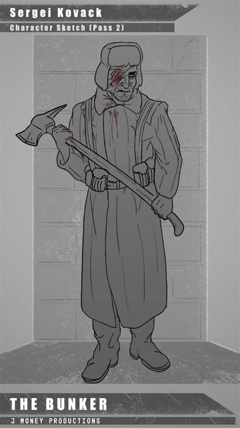 Sergei Character Sketch 2nd Pass By Gnomeblin On Deviantart