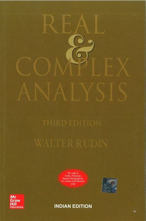 Real And Complex Analysis Rudin 9780070619876 Books