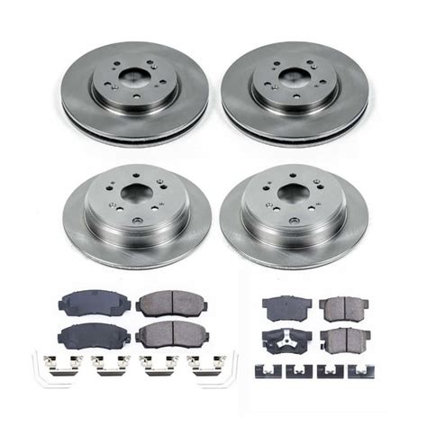 Ultimate Brakes Front And Rear Ceramic Brake Pad And Rotor Kit With