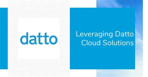 Why Choose A Datto Partner For Cloud Solutions Skyterra