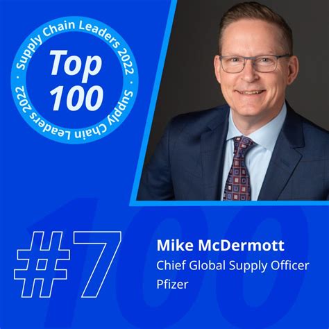 I Am Honored To Be Included Within The Top 10 Of The Top 100 Leaders In Supply Chain Mike