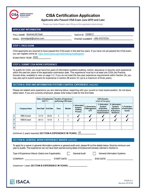 Cisa I Pdf Audit Information Security