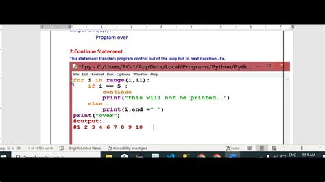 What Are Python Jump Statements Youtube
