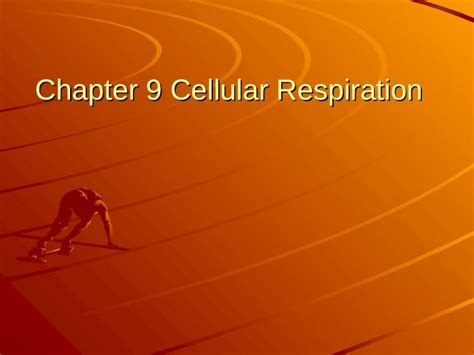 Ppt Chapter 9 Cellular Respiration What Is Cellular Respiration The