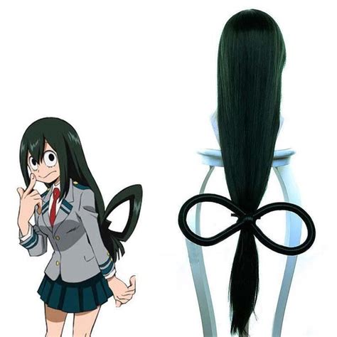 Boku No Hero Academia My Hero Academia Tsuyu Asui Cosplay Wig Cosplay