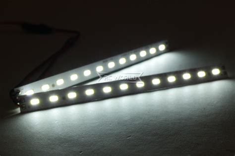 Rc Chassis Led Light Strip 24 Led Cree High Power 2 Strips White