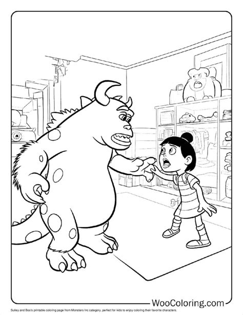 Sully Monsters Inc Coloring Pages Monster Coloring Pages Printable