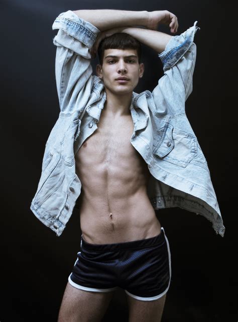 Editorial Of Male Model Jonathan Azar At View Management By Ferran