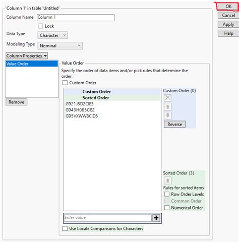 Solved Alphanumeric Sorting Rules In Jmp17 Jmp User Community