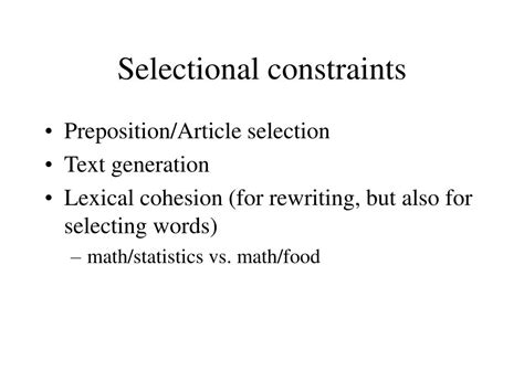 Ppt Introduction To Lexical Semantics Powerpoint Presentation Free Download Id256383