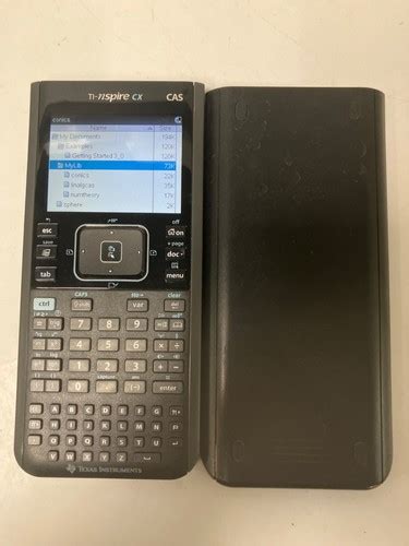 Texas Instruments Ti Nspire Cx Cas Graphing Calculator With Slide Case Ebay