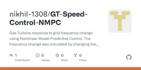 Github Nikhil Gt Speed Control Nmpc Gas Turbine Response To Grid Frequency Change Using