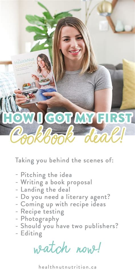 How I Got My First Cookbook Deal Behind The Scenes Writing A Cookbook Cookbook Scene