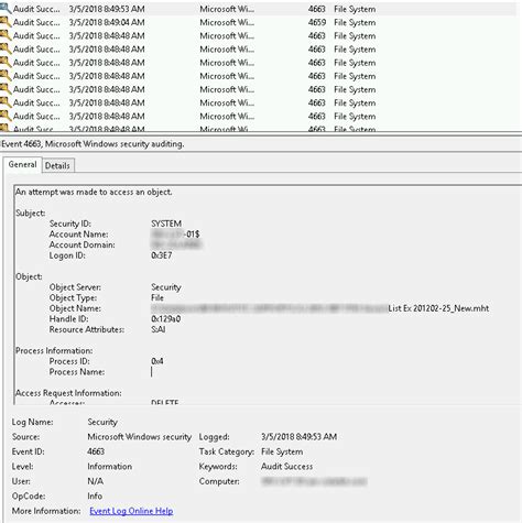 audit deleted file by linux client from windows server server fault