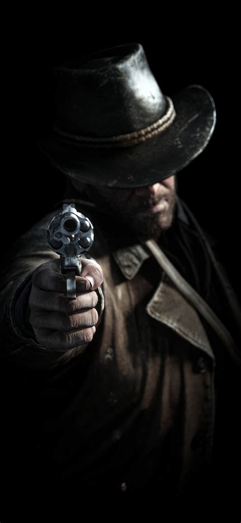 Arthur Morgan Wallpaper 4k Black Background
