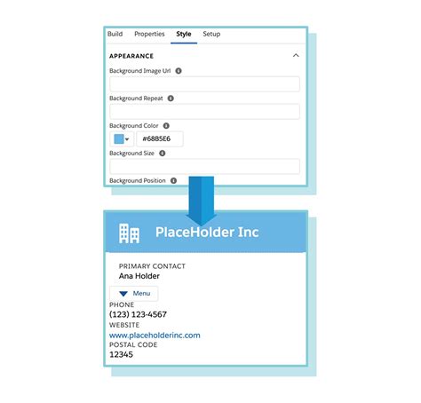 Style Flexcard Elements Unit Salesforce Trailhead