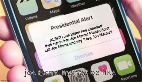 Stop With Joe Mama Imgflip
