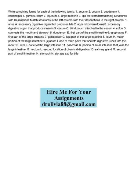 write combining forms for each of the following terms 1 an pdf