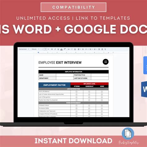 Employee Exit Interview Template ProBizTemplates