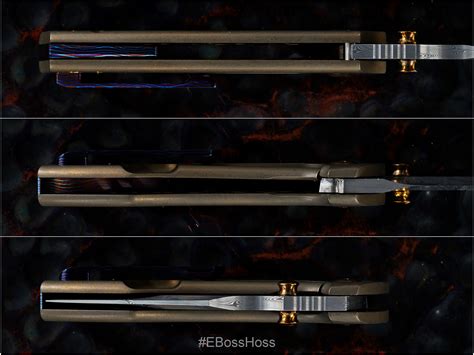 Michael Burch Burchtree Bladeworks Custom Deluxe Boson Ebosshoss Knives